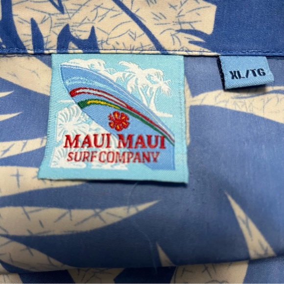Maui Maui Surf Company | Shirts | Maui Maui Surf Company Hawaiian Shirt ...